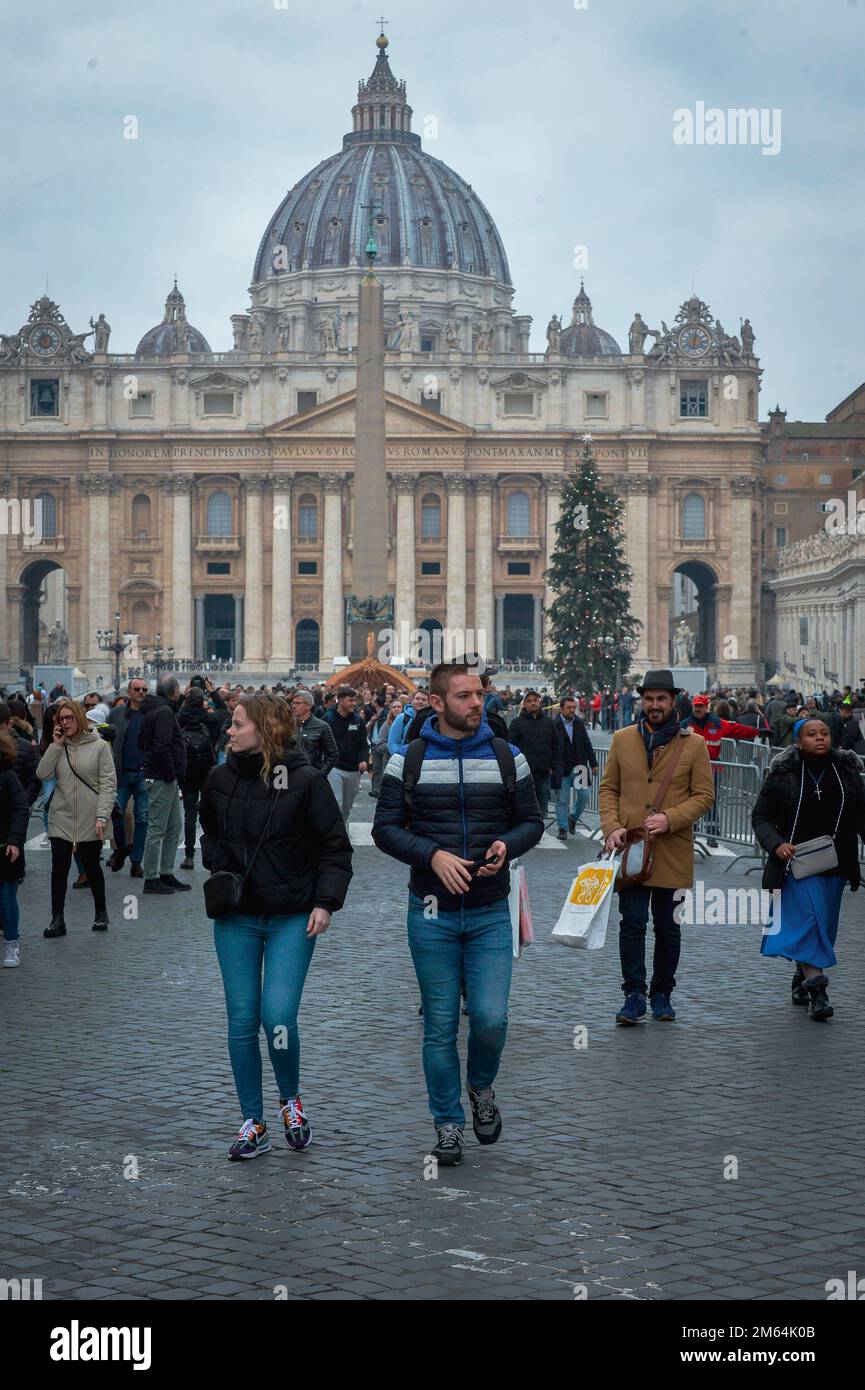 Rome, Italy. 02nd Jan, 2023. 02/01/2023 Death of Pope Ratzinger ...