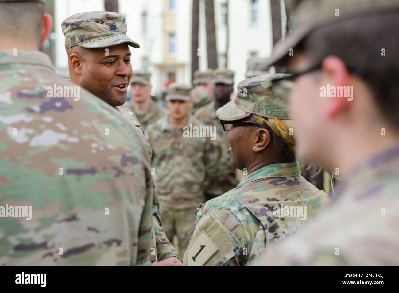 U.S. Army Lt. Col. Sidney D. Howard III, commander of the 1st Brigade ...
