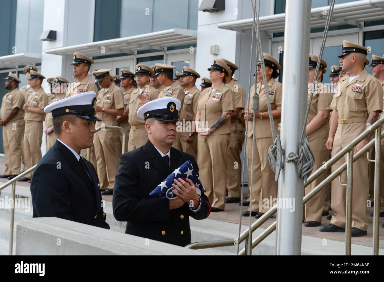 220401-N-ZS023-1013 NAVAL BASE SAN DIEGO (April 1, 2022) Fire ...