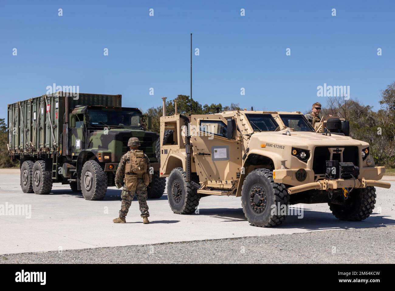 U.S. Marines with Combat Logistics Battalion (CLB) 22, Combat Logistics ...