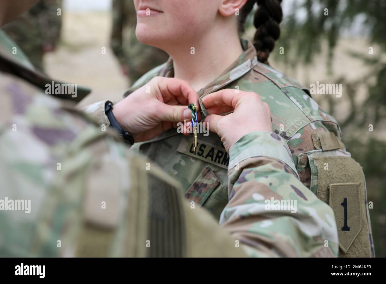 U.S. Army Capt. David Heikkila, commander of the Headquarters and ...