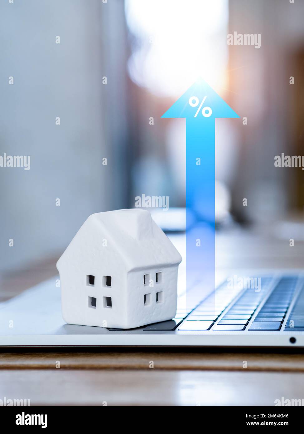 Property value, real estate investment, mortgage and home tax concepts ...