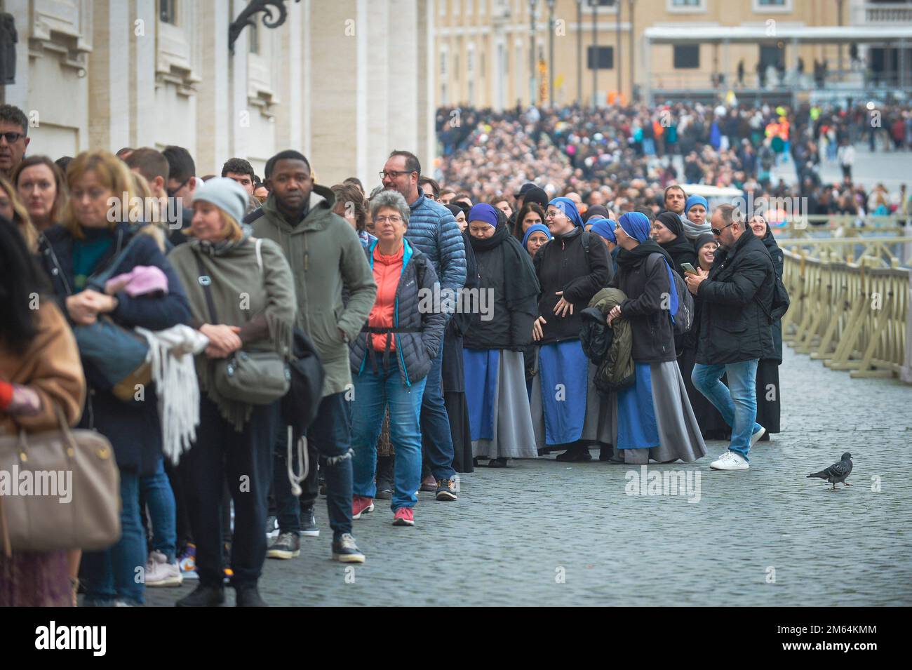 Rome, Italy. 02nd Jan, 2023. 02/01/2023 Death of Pope Ratzinger ...