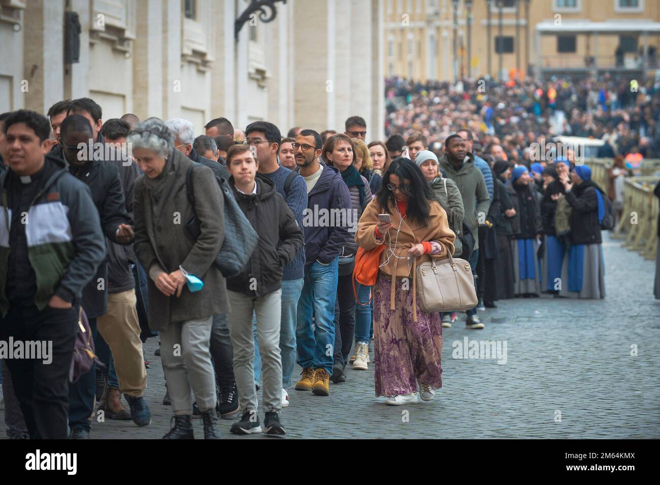 Rome, Italy. 02nd Jan, 2023. 02/01/2023 Death of Pope Ratzinger ...