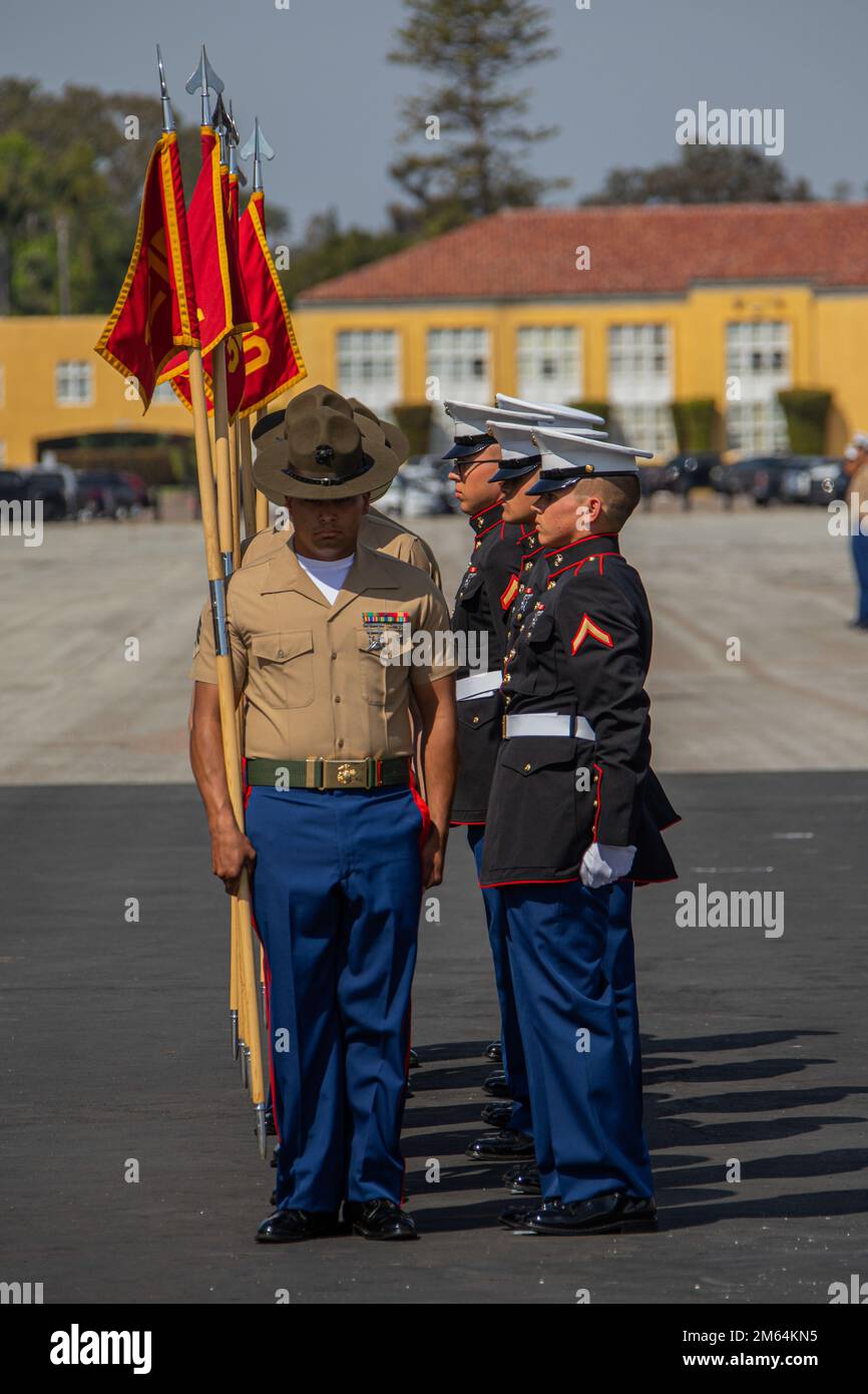New U.S. Marines with India Company, 3rd Recruit Training Battalion ...