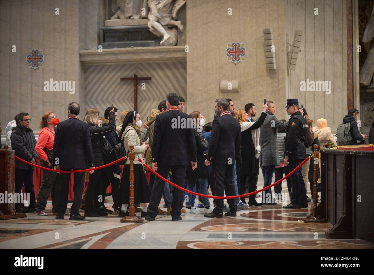 Rome, Italy. 02nd Jan, 2023. 02/01/2023 Death of Pope Ratzinger ...