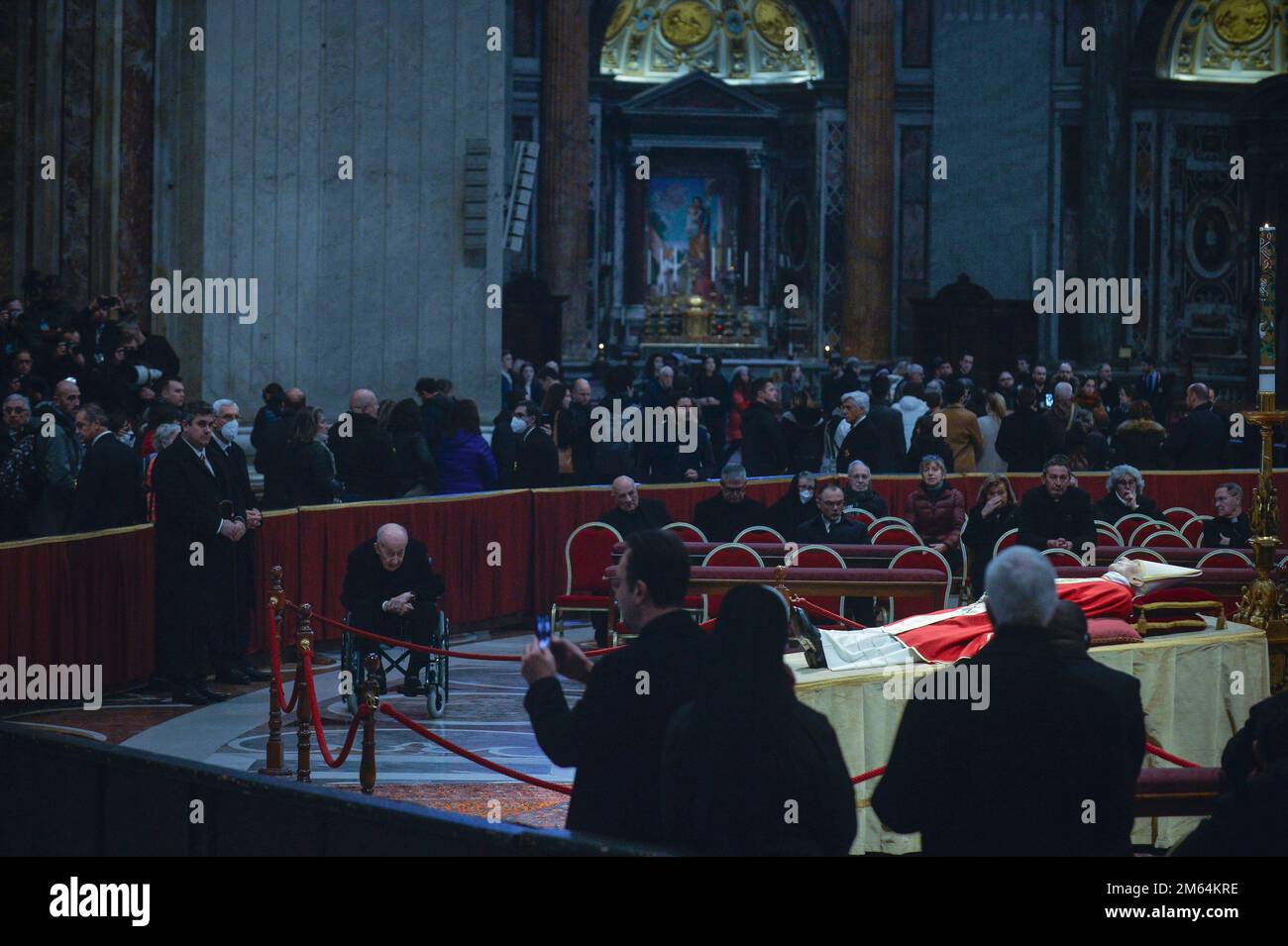 Rome, Italy. 02nd Jan, 2023. 02/01/2023 Death of Pope Ratzinger ...