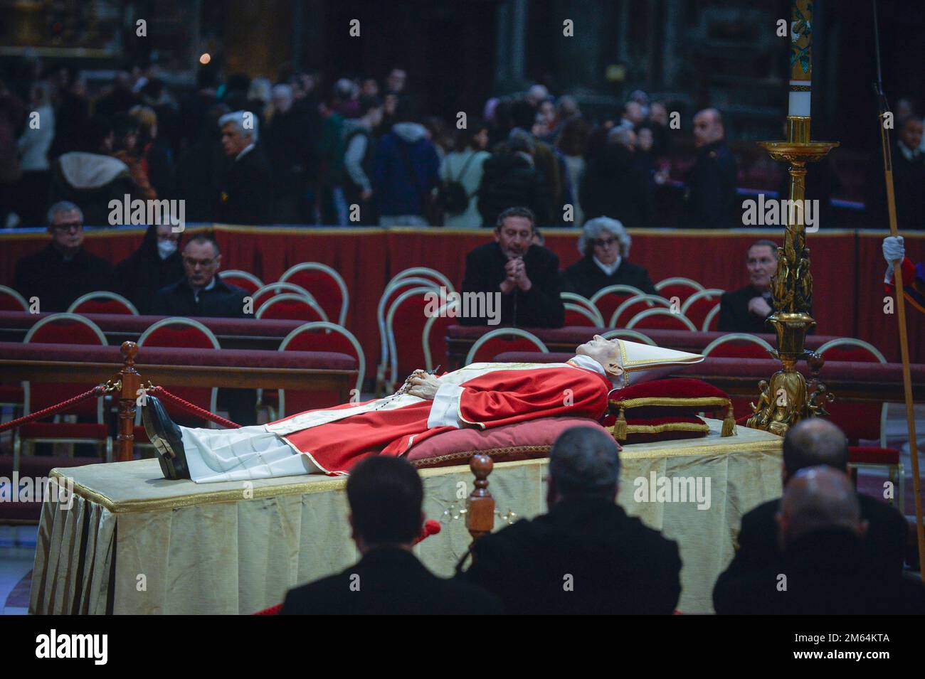 Rome, Italy. 02nd Jan, 2023. 02/01/2023 Death of Pope Ratzinger ...