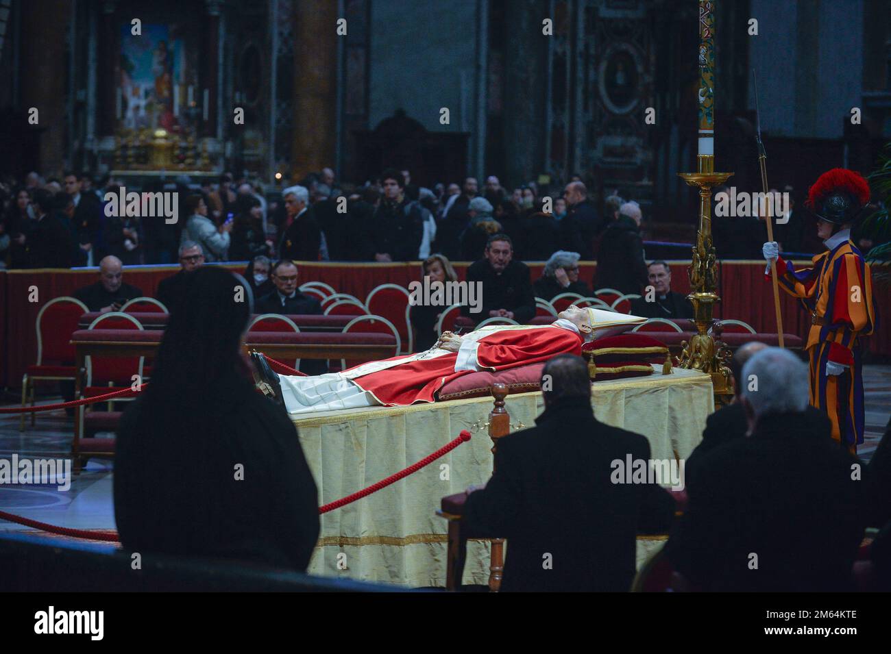 Rome, Italy. 02nd Jan, 2023. 02/01/2023 Death of Pope Ratzinger ...