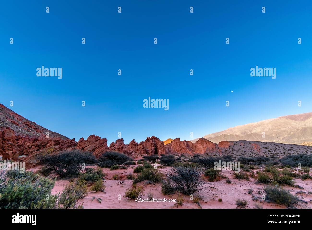 Quebrada de las Señoritas, Argentina. A strange desert with strange ...