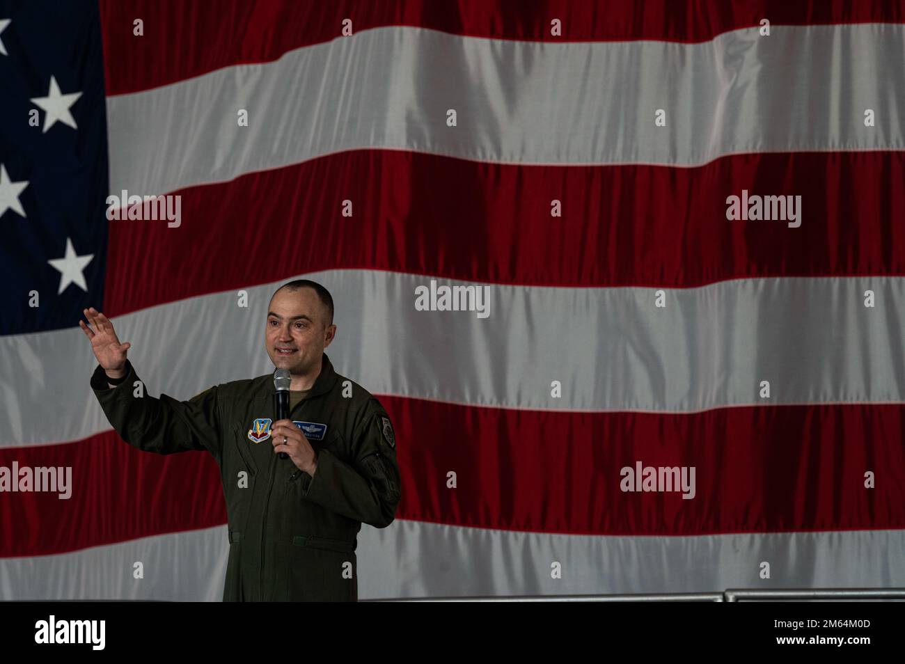 Col. Lawrence Sullivan, 20th Fighter Wing commander, gives opening ...
