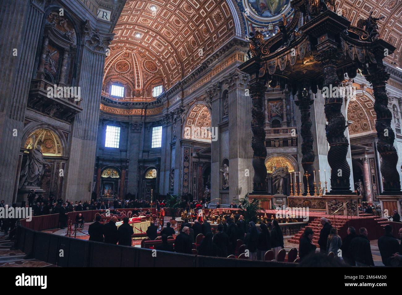Rome, Italy. 02nd Jan, 2023. 02/01/2023 Death of Pope Ratzinger ...