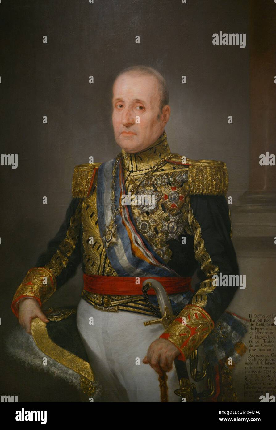 Captain General Jose Ramon Rodil y Galloso (1789-1853). Spanish ...