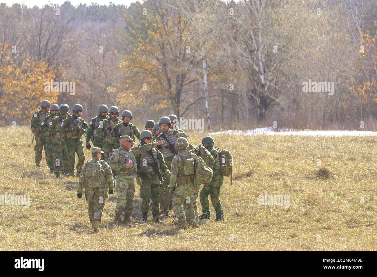 The Norwegian Heimevernet RRF service members completed a Situational ...