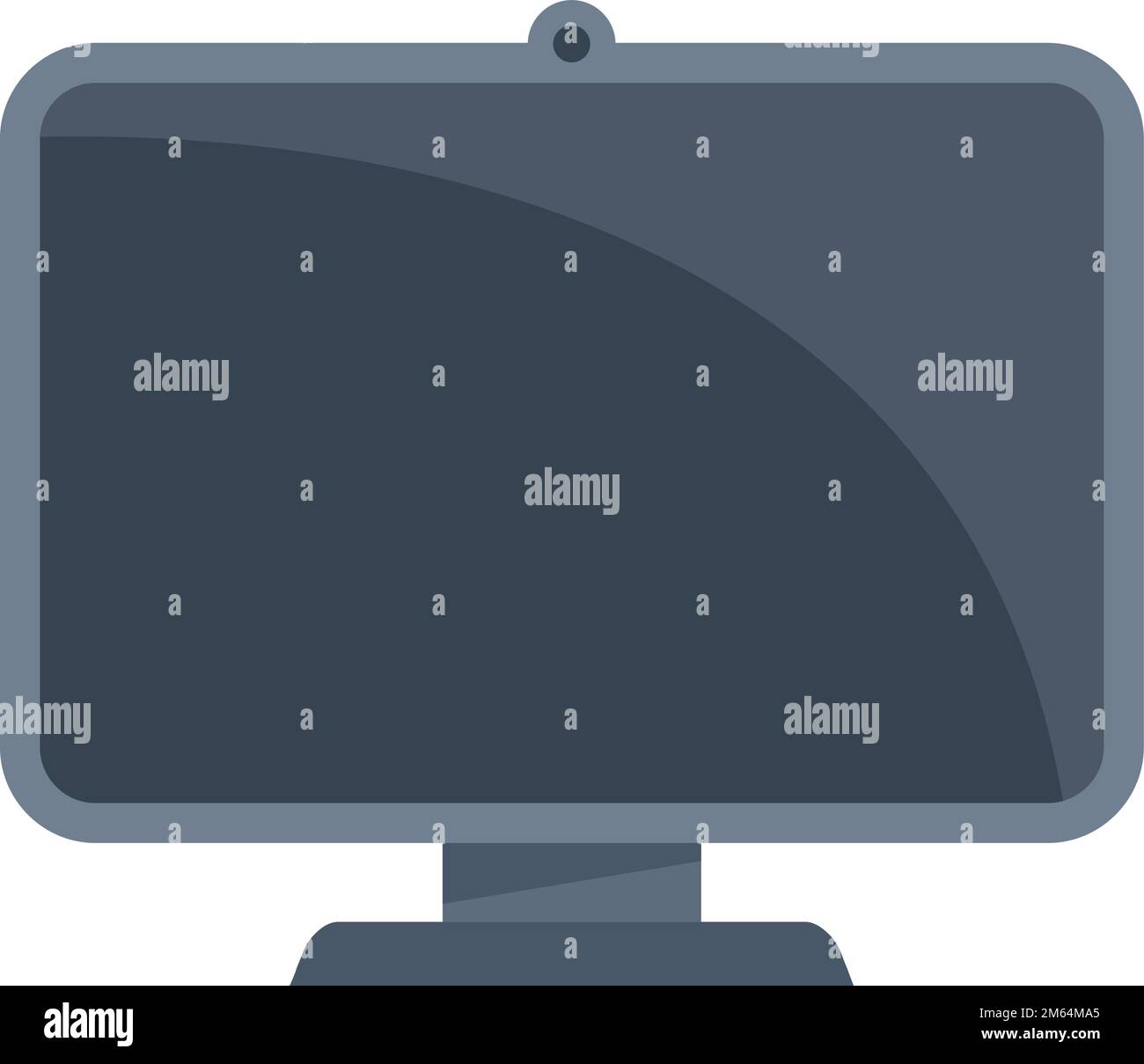 Web camera monitor icon flat vector. Computer screen. Display modern ... Web camera monitor icon flat vector. Computer screen. Display modern ...