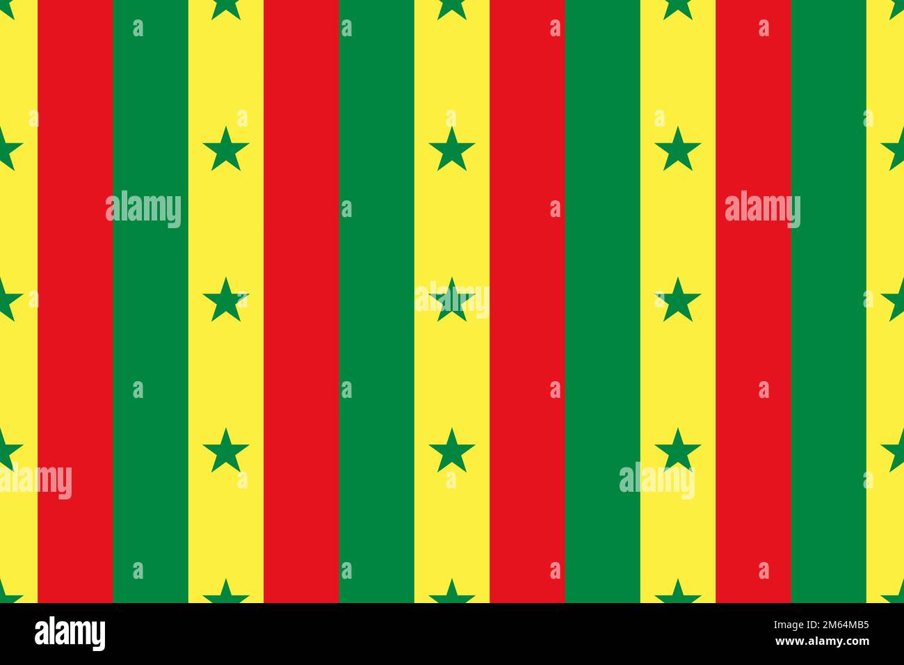Geometric pattern in the colors of the national flag of Senegal. The ...