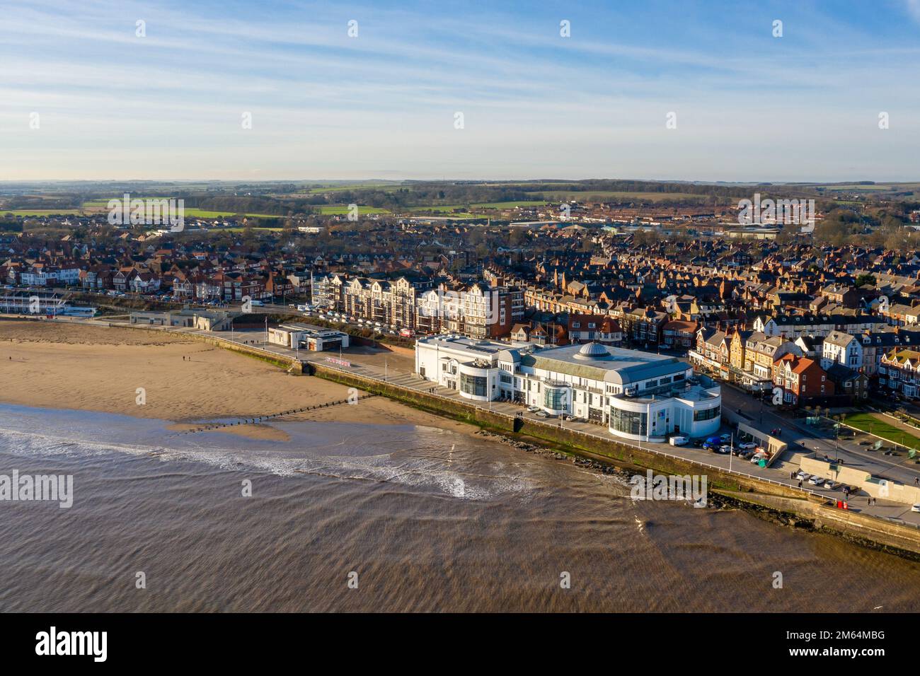 Bridlington Spa and resort on the east coast of Yorkshire England ...