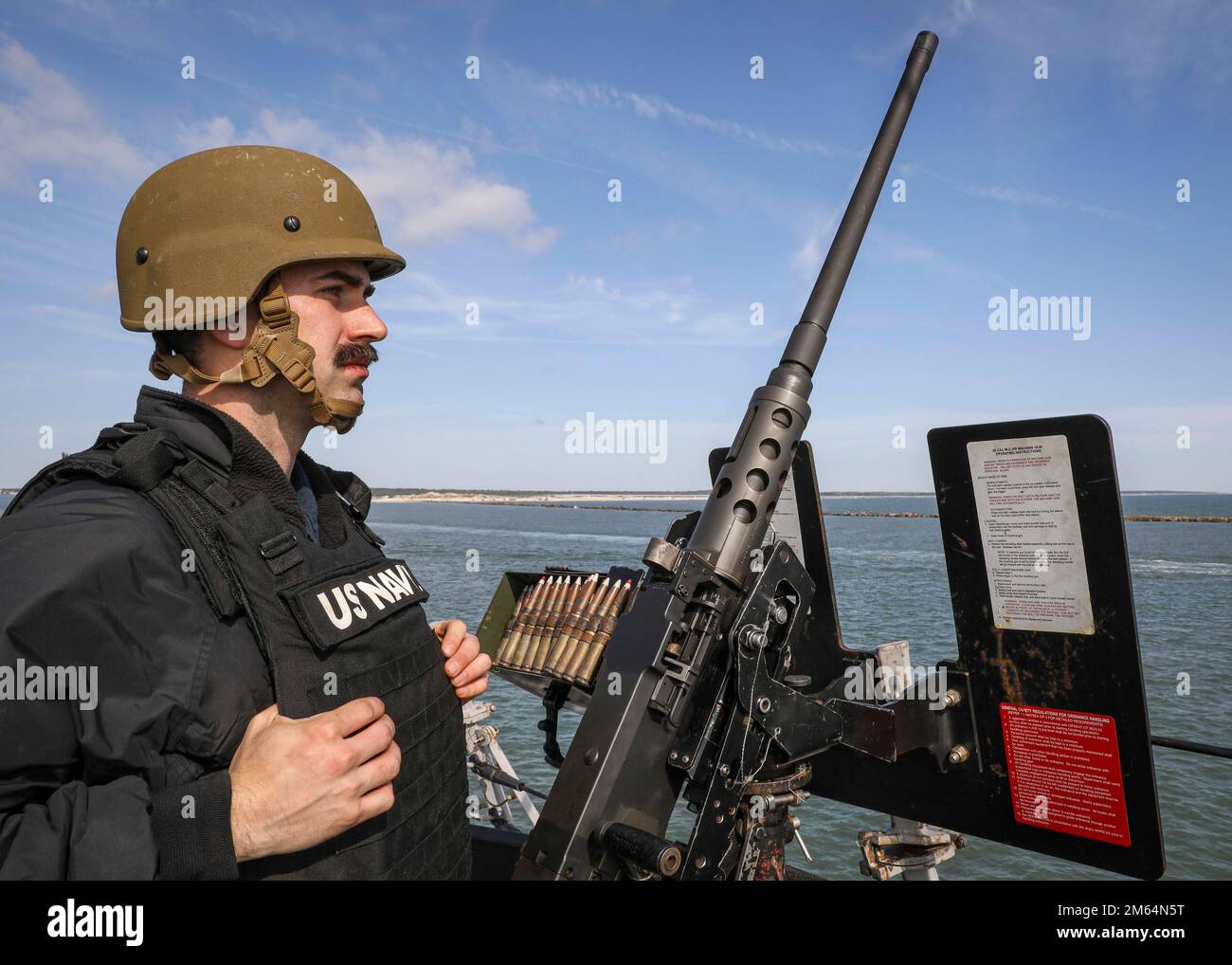 JACKSONVILLE, Fla. (April 1, 2022) – Gunner's Mate 2nd Class Ronald ...