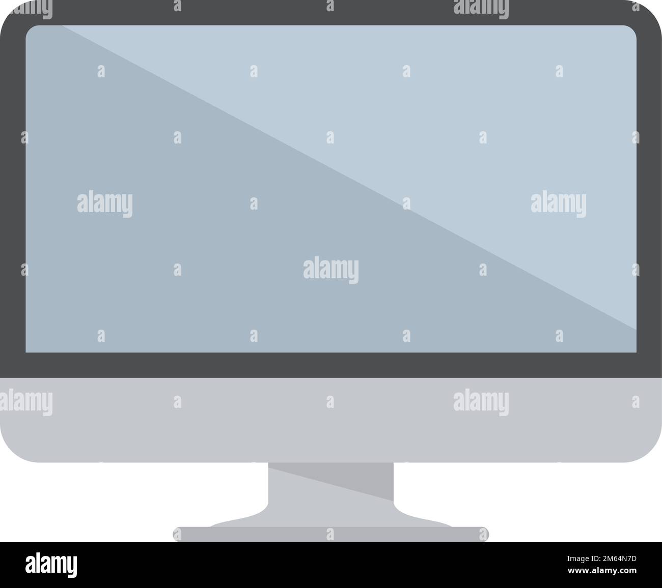 Responsive monitor icon flat vector. Computer screen. Display template isolated Stock Vector ...