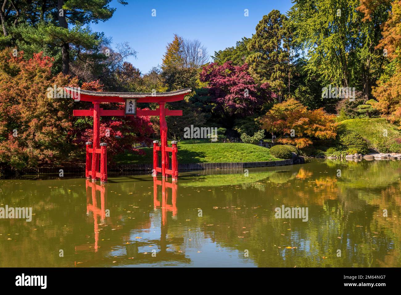 Japanese Hill-and-Pond Garden, Brooklyn Botanic Garden, founded in 1910 ...