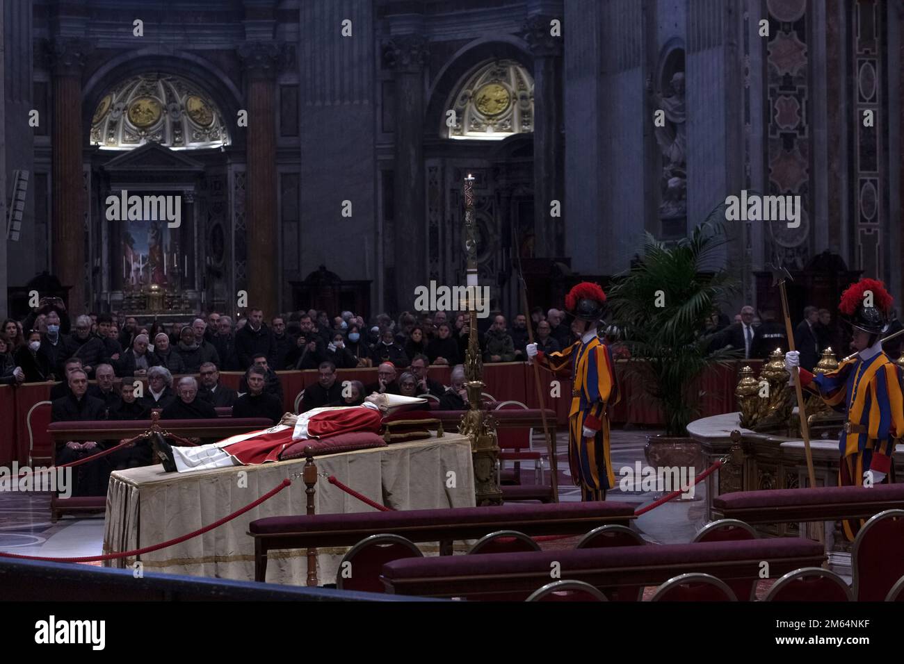 Vatican City, Vatican, 2 January 2023. The body of late Pope Emeritus ...