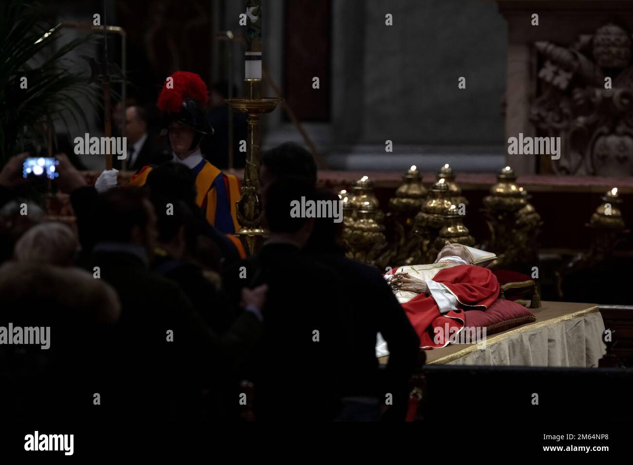 Vatican City, Vatican, 2 January 2023. The body of late Pope Emeritus ...