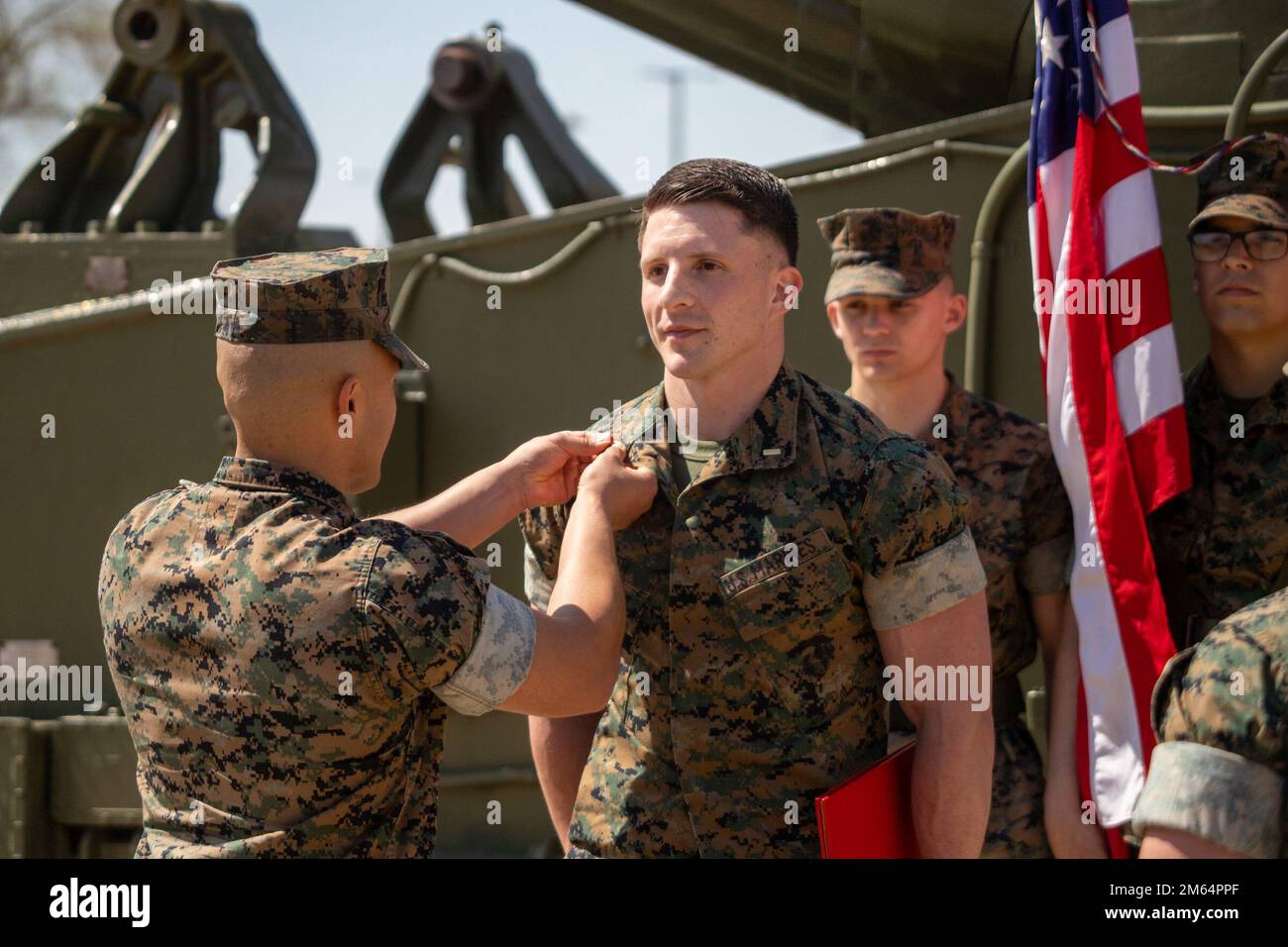 2nd Lt. Kaleb Smith was commissioned during a ceremony at Fort Sill ...