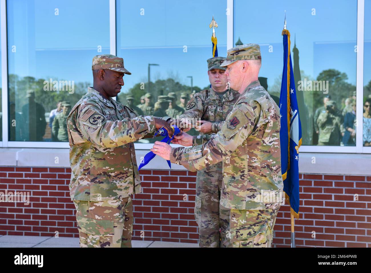 Col. Dolphis Hall, 4th Medical Group commander, left, and Lt. Col ...