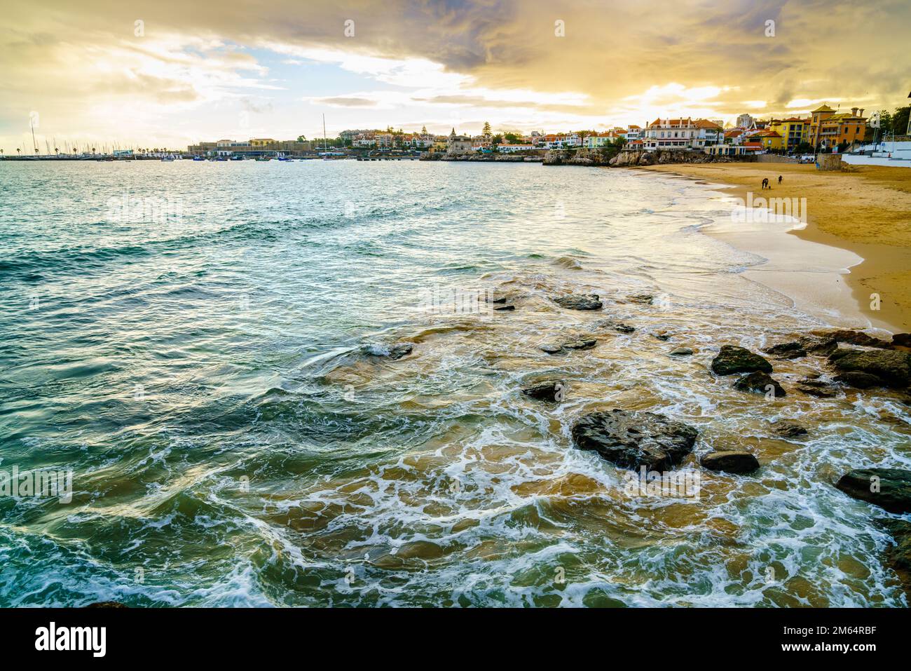 Portugal atlantic coast cascais sunset hi-res stock photography and ...
