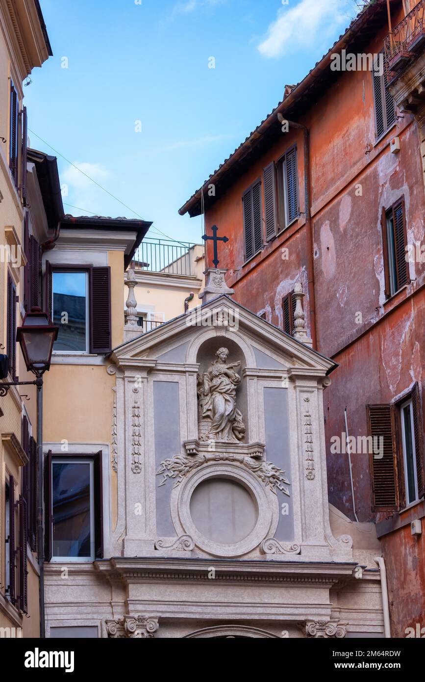 Old Historic Streets in Downtown Rome, Italy Stock Photo - Alamy