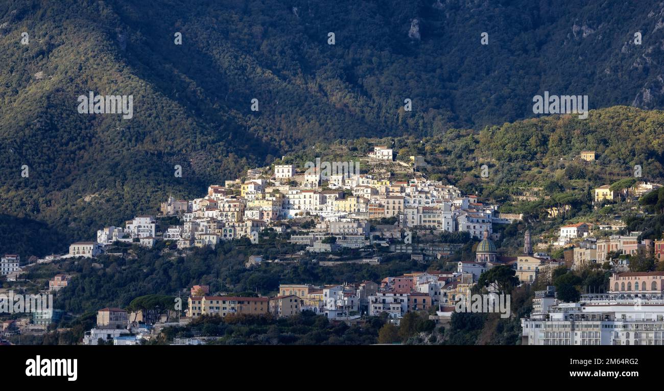 Port, Marina and City by the Sea. Salerno, Italy Stock Photo - Alamy