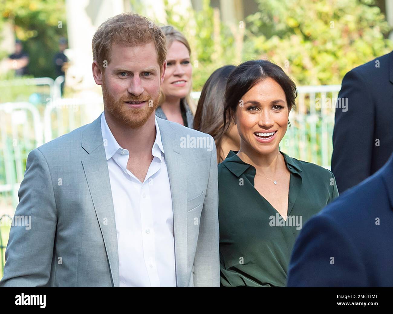 Brighton UK - 3rd October 2018 The Duke and Duchess of Sussex, Prince ...