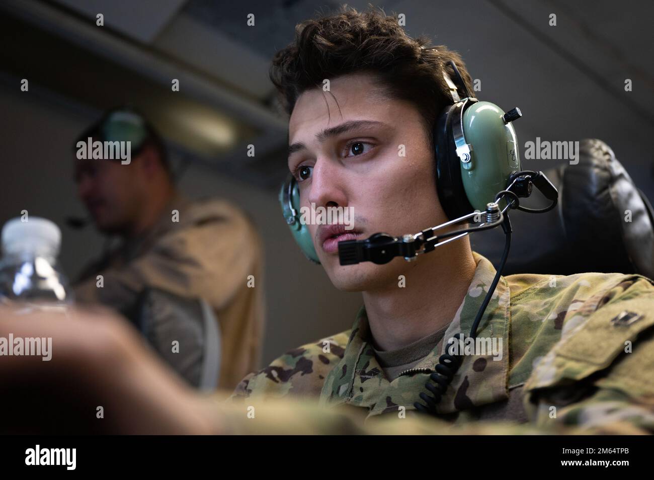 A U.S. Air Force airborne mission systems operator assigned to the ...