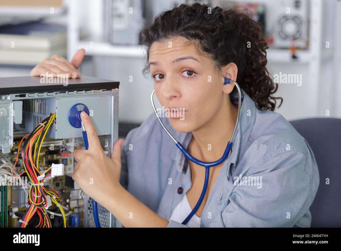 hard drive repair and data recovery with restoration Stock Photo - Alamy