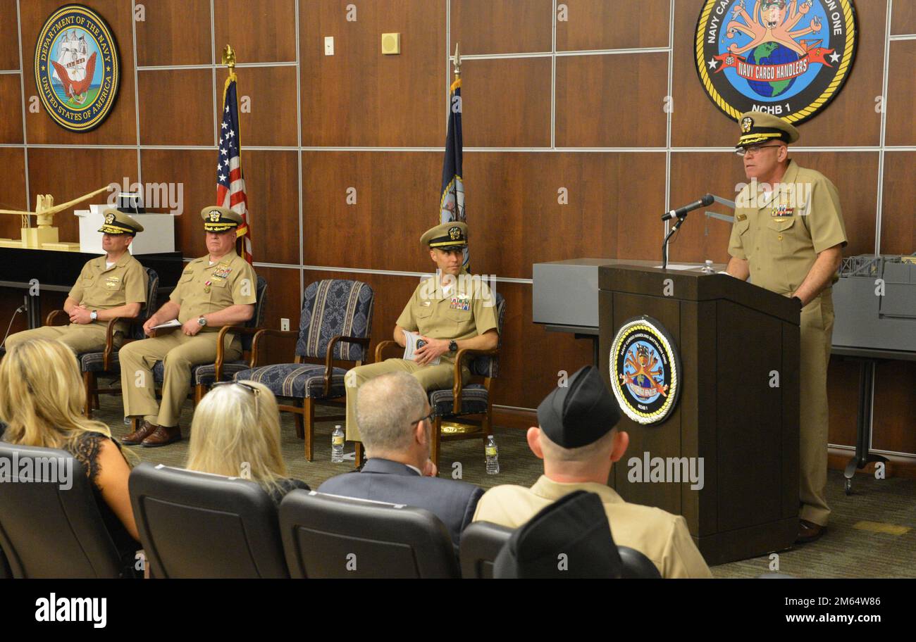 First Navy Expeditionary Logistics Regiment (NELR) held a change of ...