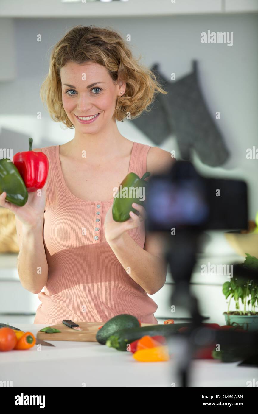 taking a picture of a healthy dish Stock Photo - Alamy