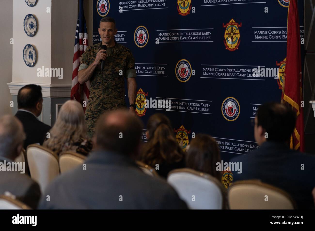U.S. Marine Corps Brig. Gen. Andrew M. Niebel, commanding general of ...