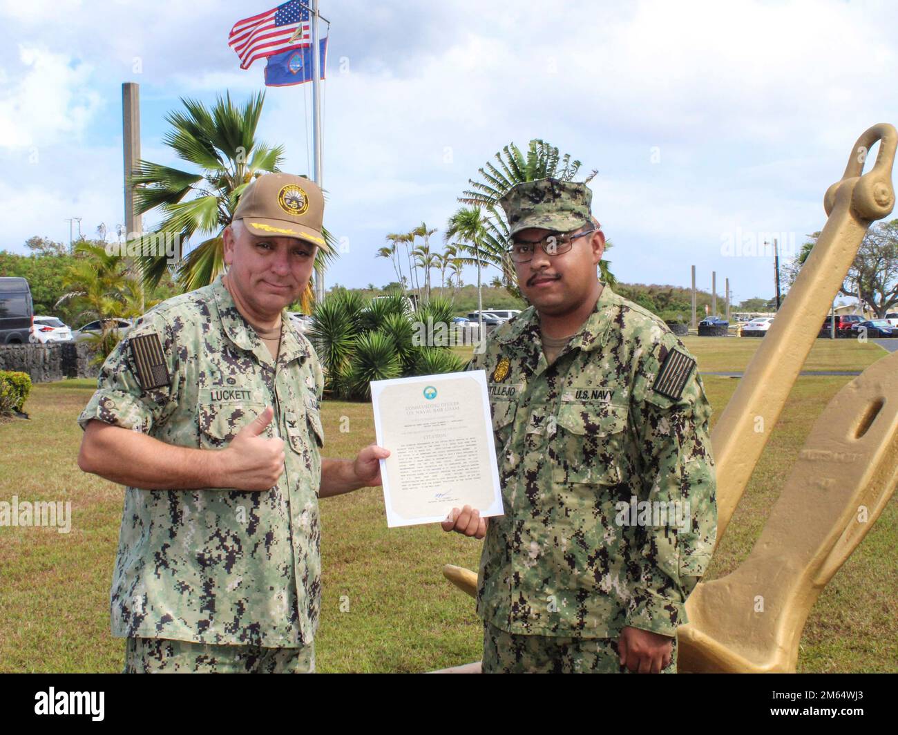NAVAL BASE GUAM (April 1, 2022) - U.S. Naval Base Guam (NBG) Commanding ...