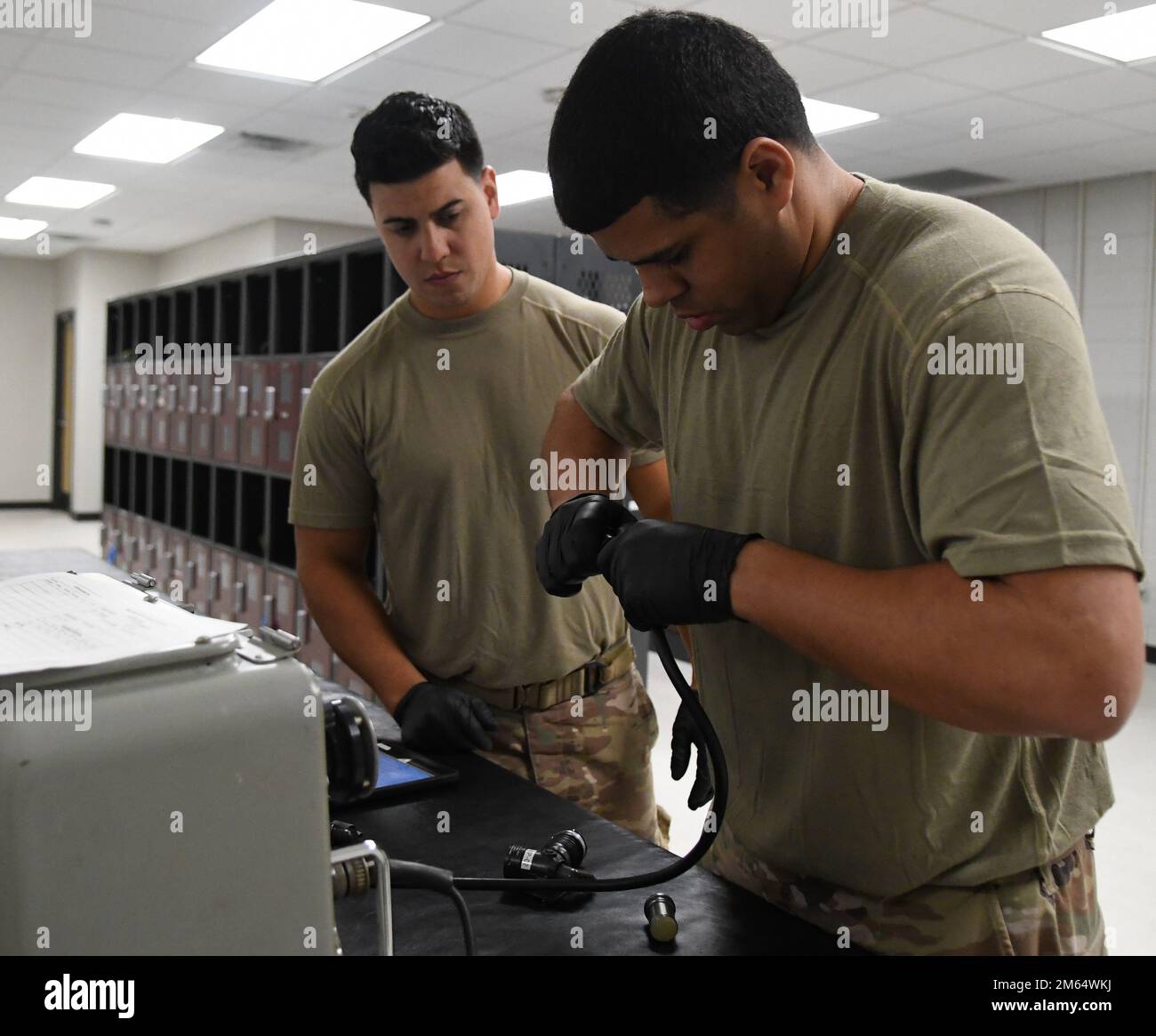 Technical Sgt. Stephen Diaz and Staff Sgt. Emanuelle Negron, 920th ...