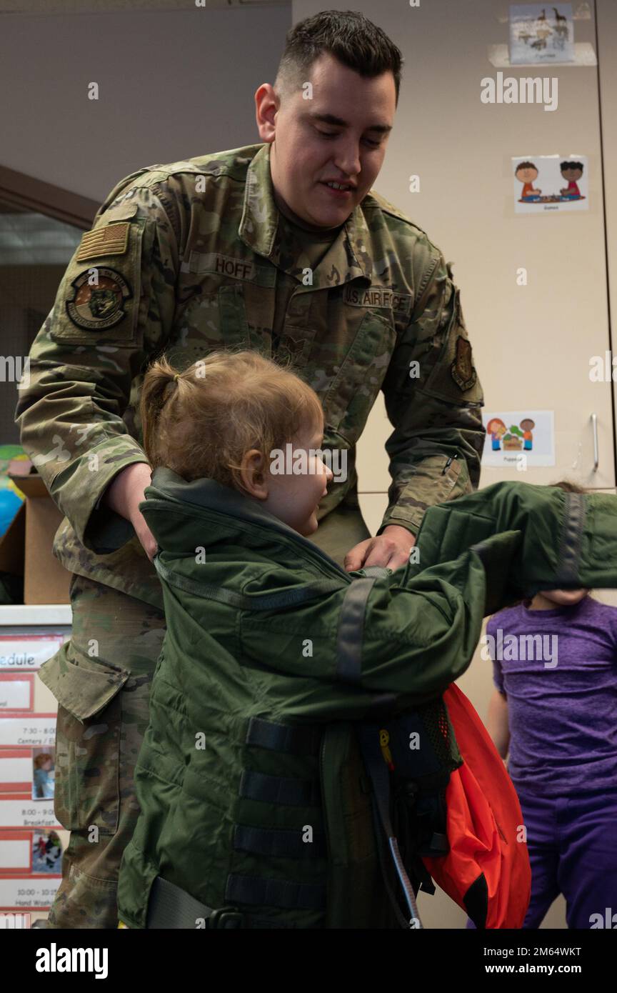 U.S. Air Force Staff Sgt. Evan Hoff, the 355th Fighter Squadron Aircrew ...