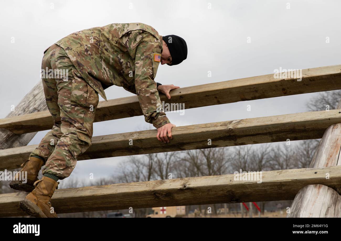 Spc. Christian Hinrichs, a cavalry scout with Troop B, 1st Squadron ...