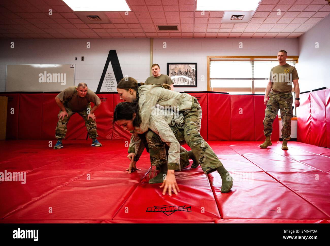 U.S. Air Force security specialists with the 182nd Security Forces ...
