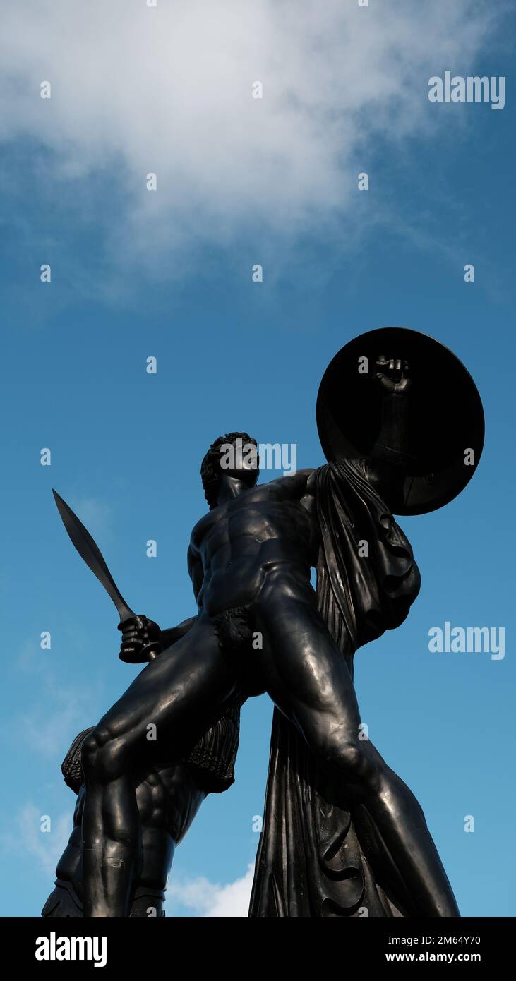 Statue achilles wellington hyde memorial park hi-res stock photography ...