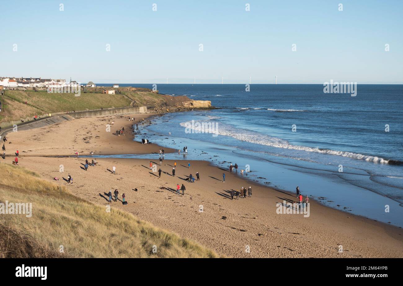 Tynemouth long sands beach hi-res stock photography and images - Alamy