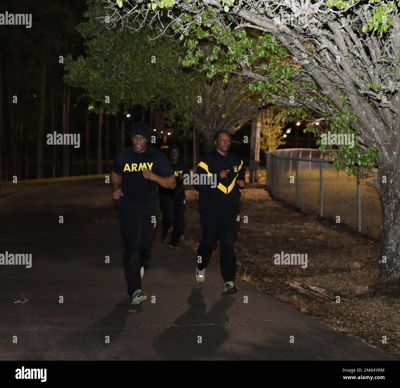 Members of the Virgin Islands National Guard conduct physical training ...
