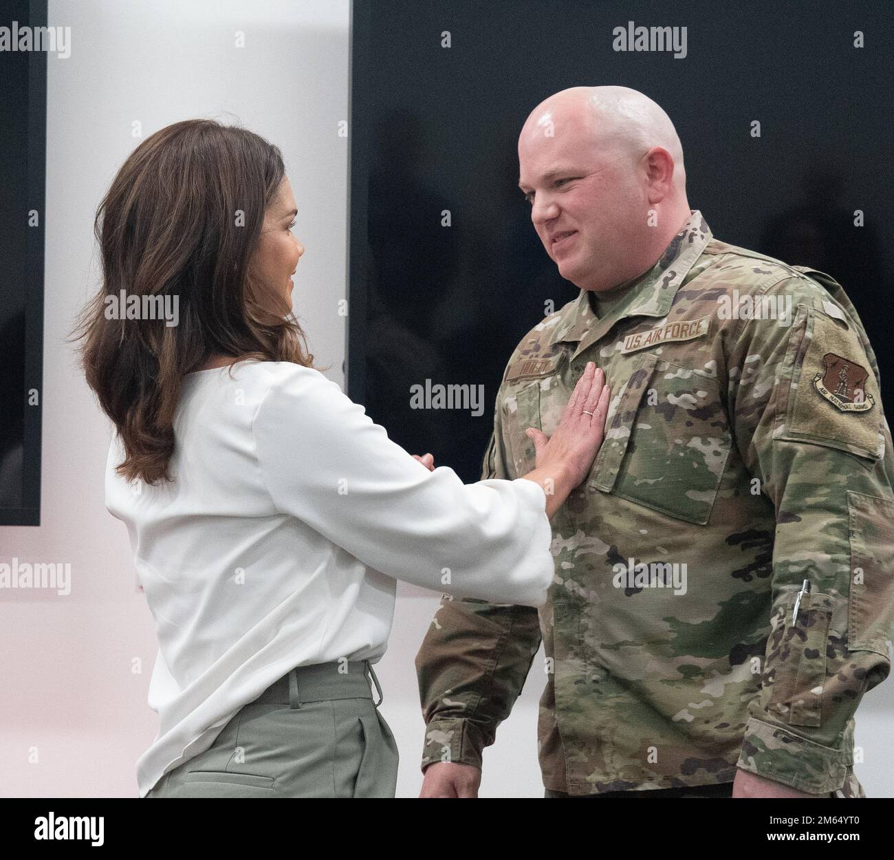 Chief Master Sgt. Adam Hufty, 131st Operations Group chief master ...