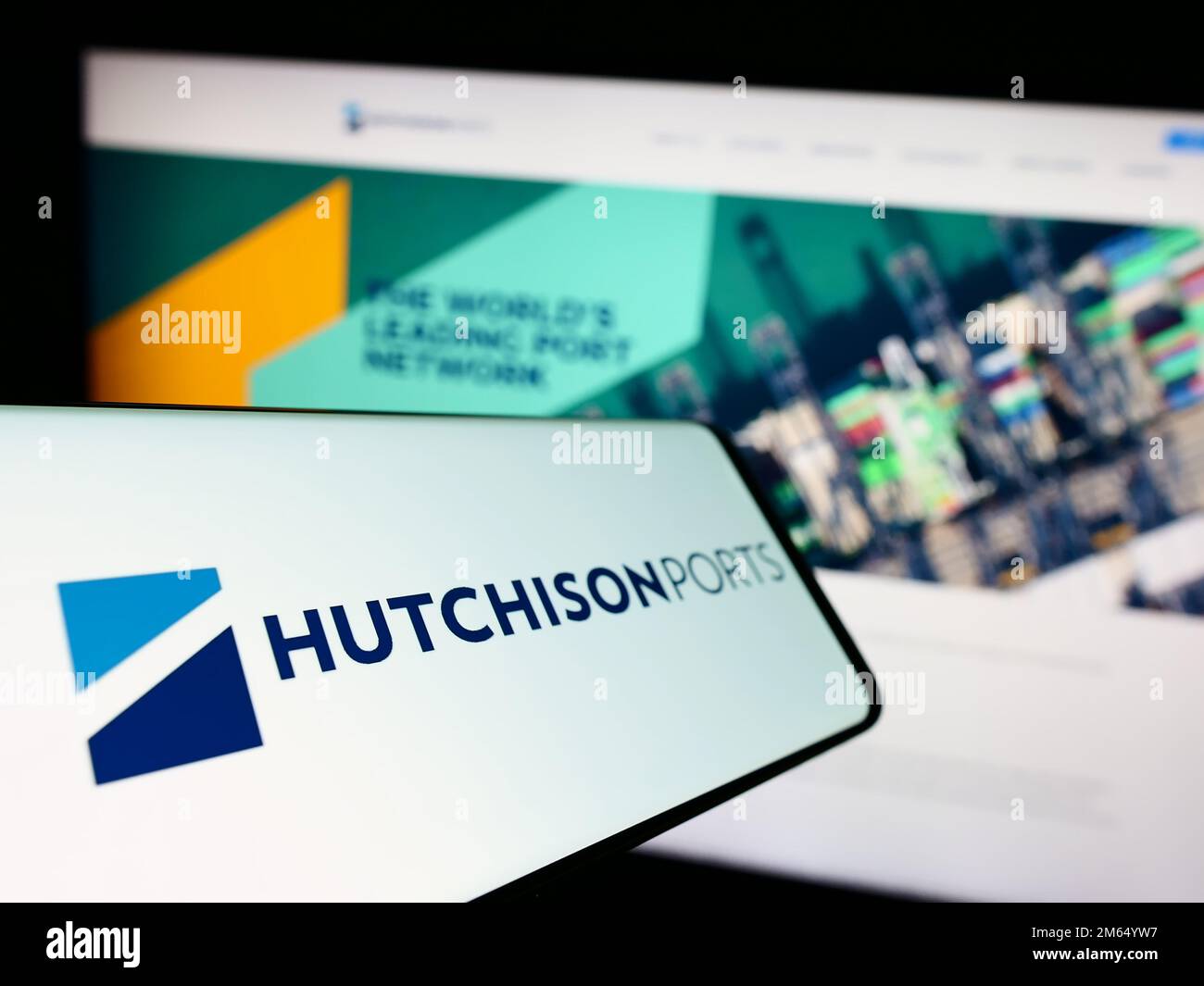 Hutchison ports logo hi-res stock photography and images - Alamy