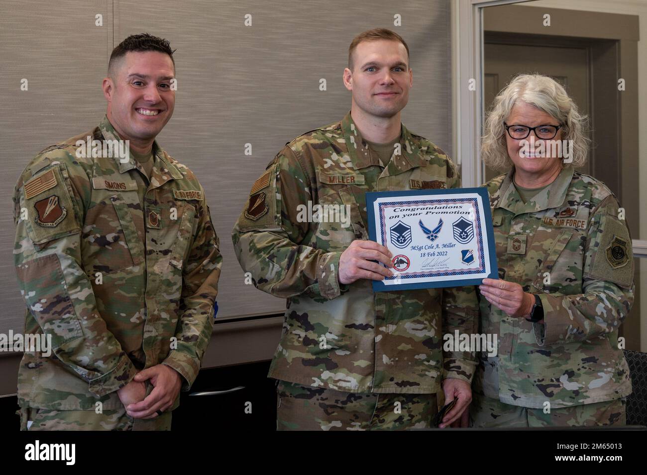 Master Sgt. Cole Miller, center, 131st Bomb Wing Safety Technician ...