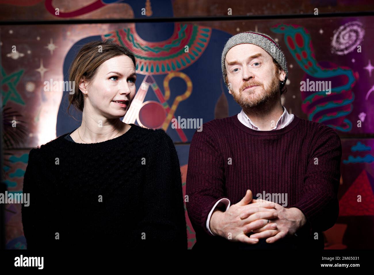 Scottish singer-songwriter James Yorkston and Swedish singer Nina ...
