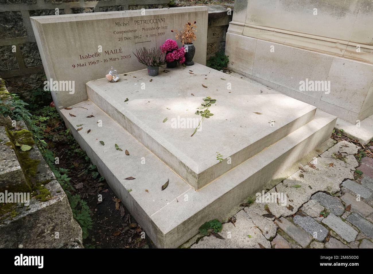 France, Paris, Pere Lachaise Cemetery is the largest cemetery in Paris ...